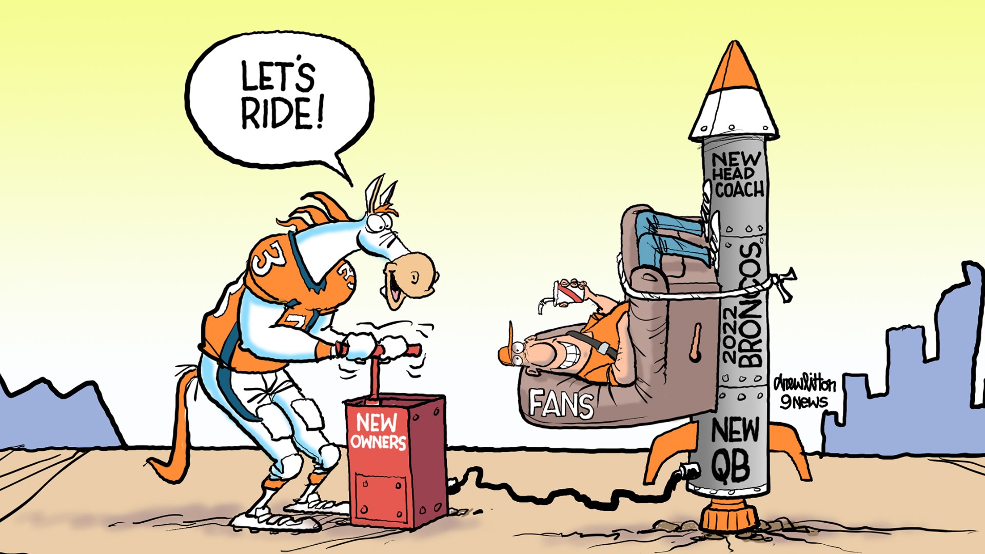 9Toonist Drew Litton reacts to Denver Broncos' loss to Seahawks | 9news.com