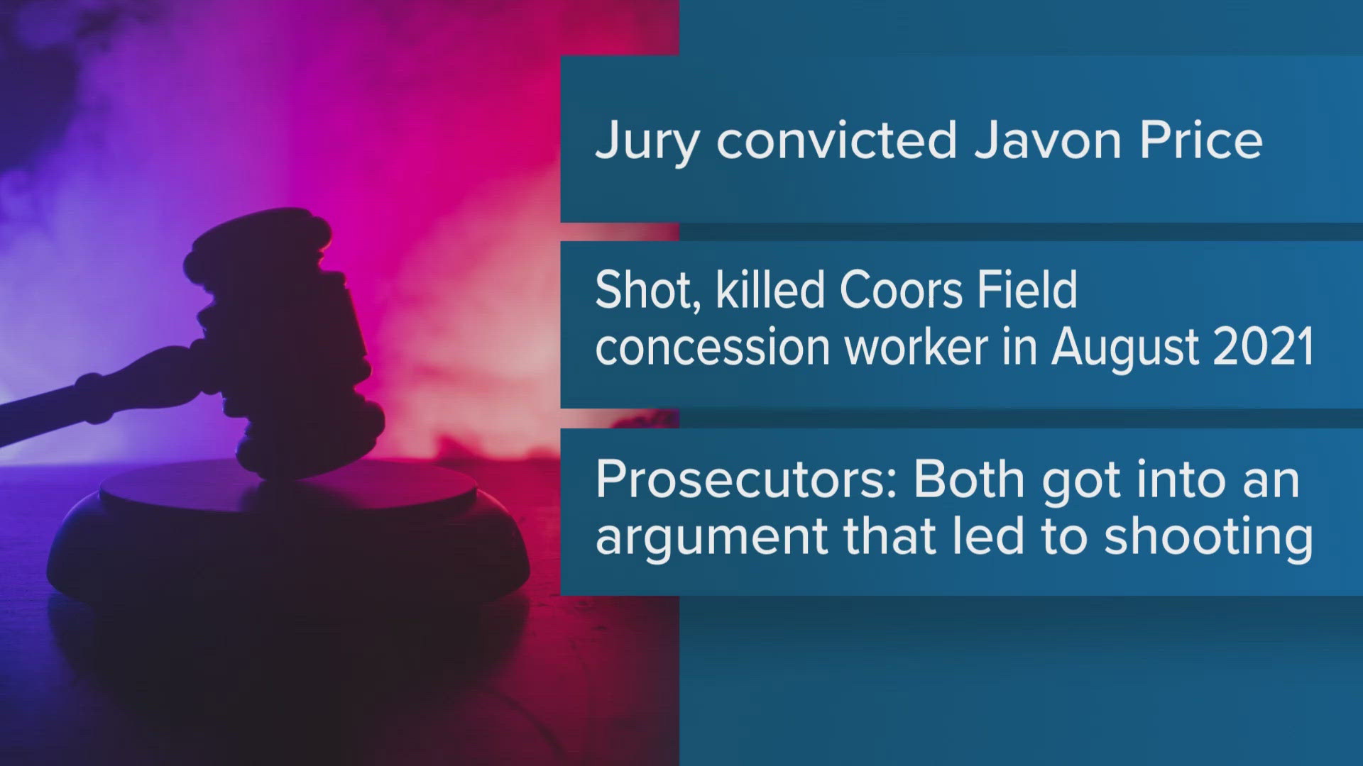 Man convicted of killing Coors Field concessions worker | 9news.com