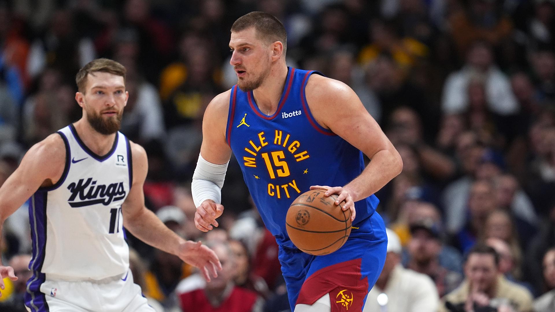 Nikola Jokic hits incredible 66-foot basket in win over Kings | 9news.com