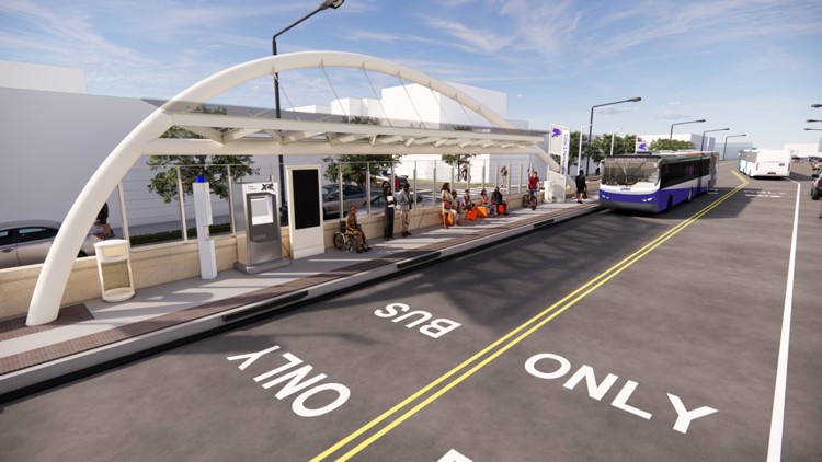 Denver's bus rapid transit line begins construction | 9news.com