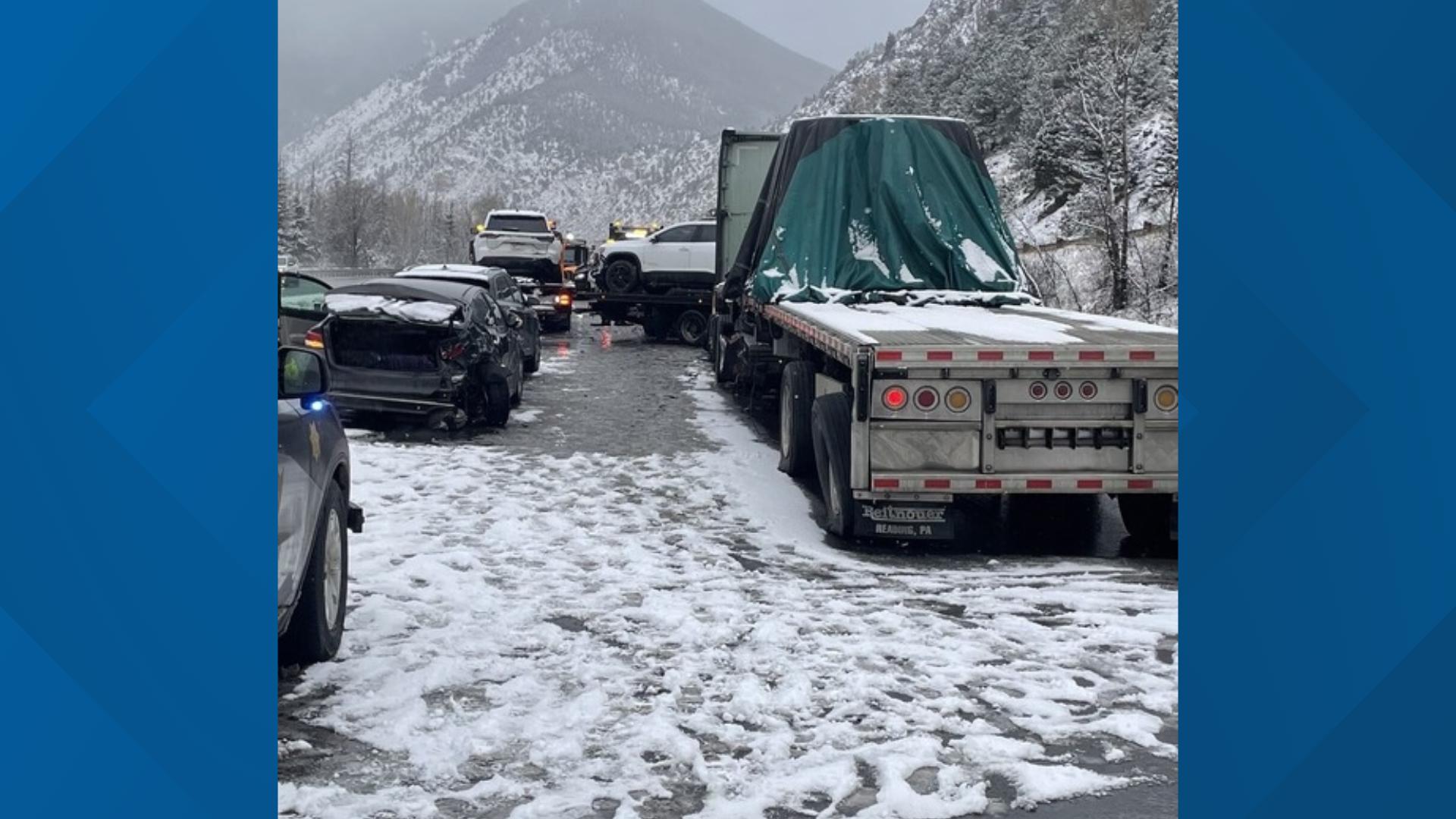 Colorado road conditions: Snow creates difficult travel conditions in ...