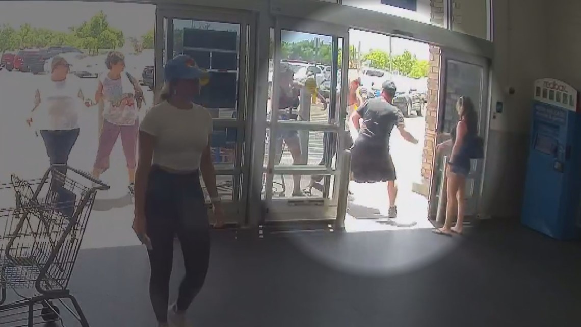 Video shows off-duty deputy fighting with woman at Walmart | 9news.com