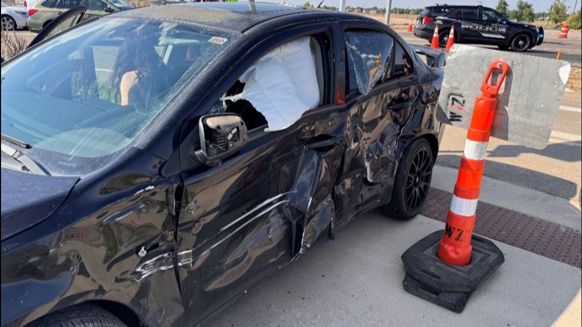 Driver hits woman's car during police pursuit, injuring her | 9news.com