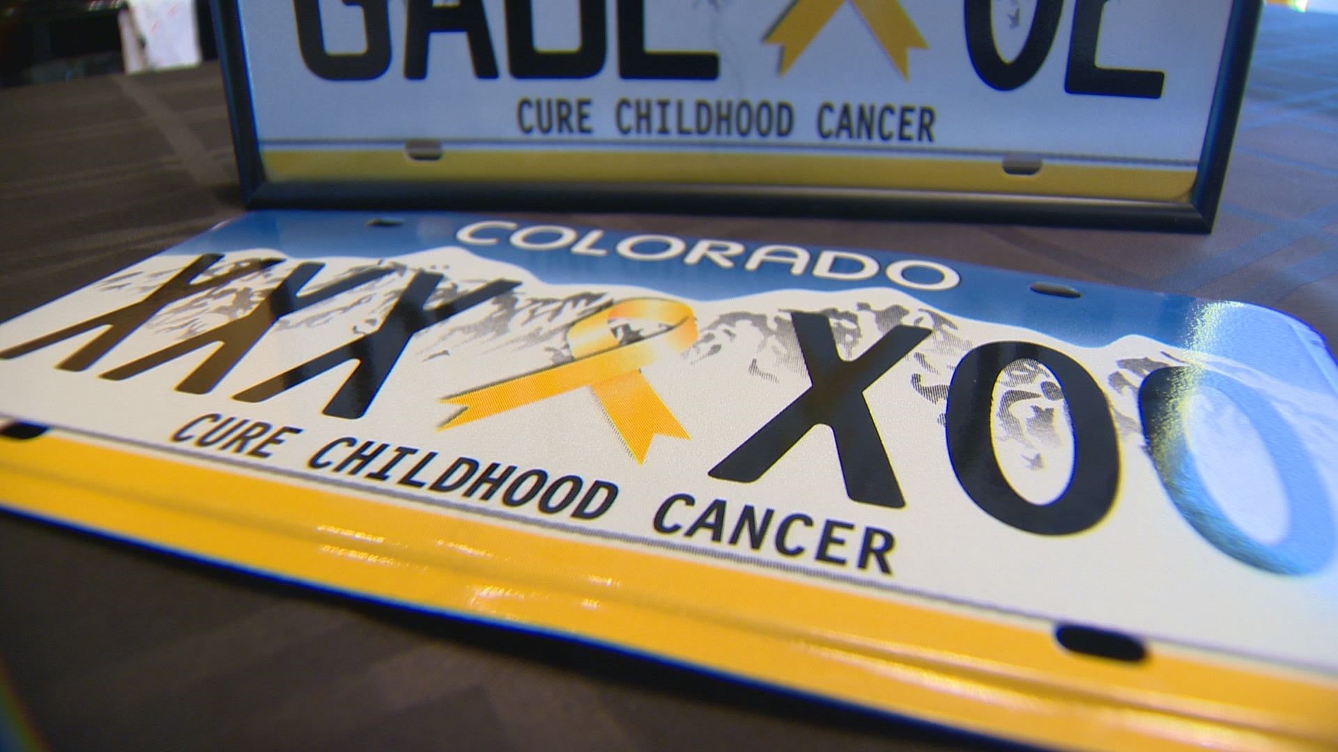 15-year-old tumor survivor creates license plate to bring awareness to ...