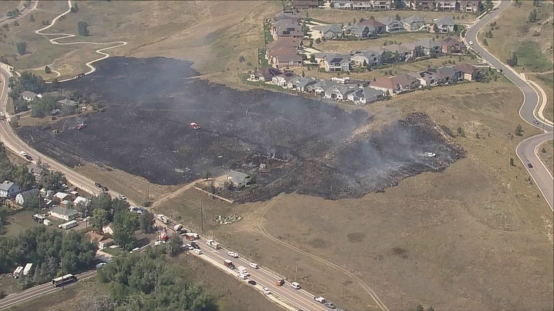 Smoke visible from vegetation fire in Arvada Thursday | 9news.com