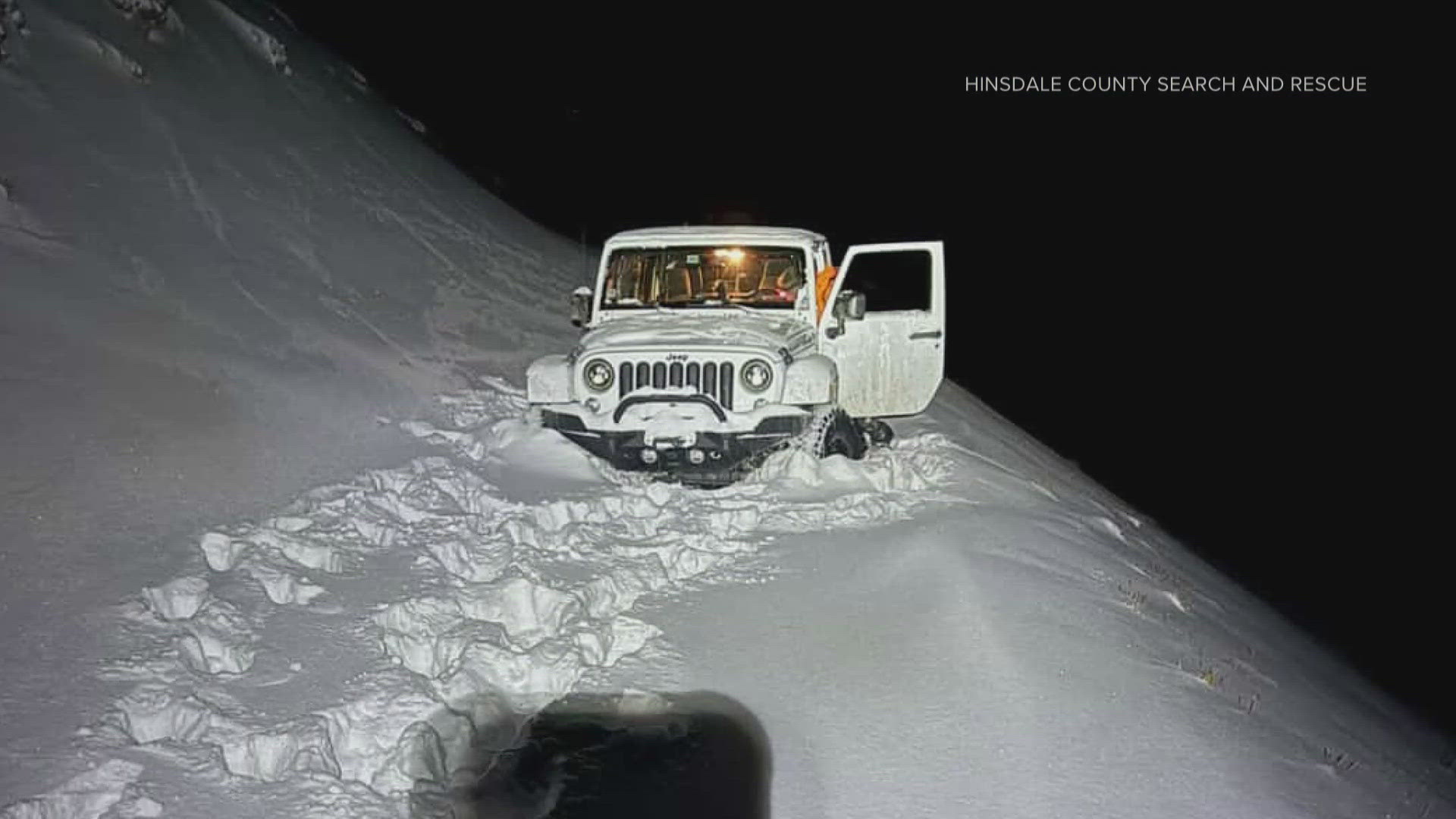 Father, son from Florida rescued after getting Jeep stuck on snowy ...