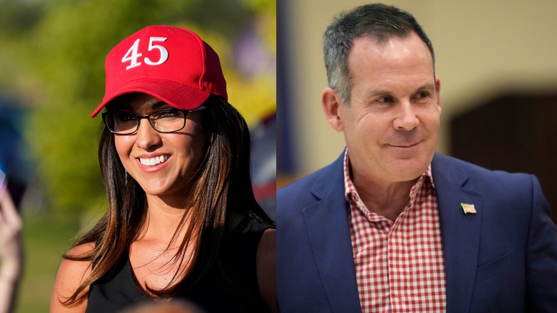 Elections results county map for Colorado race of Boebert, Frisch ...