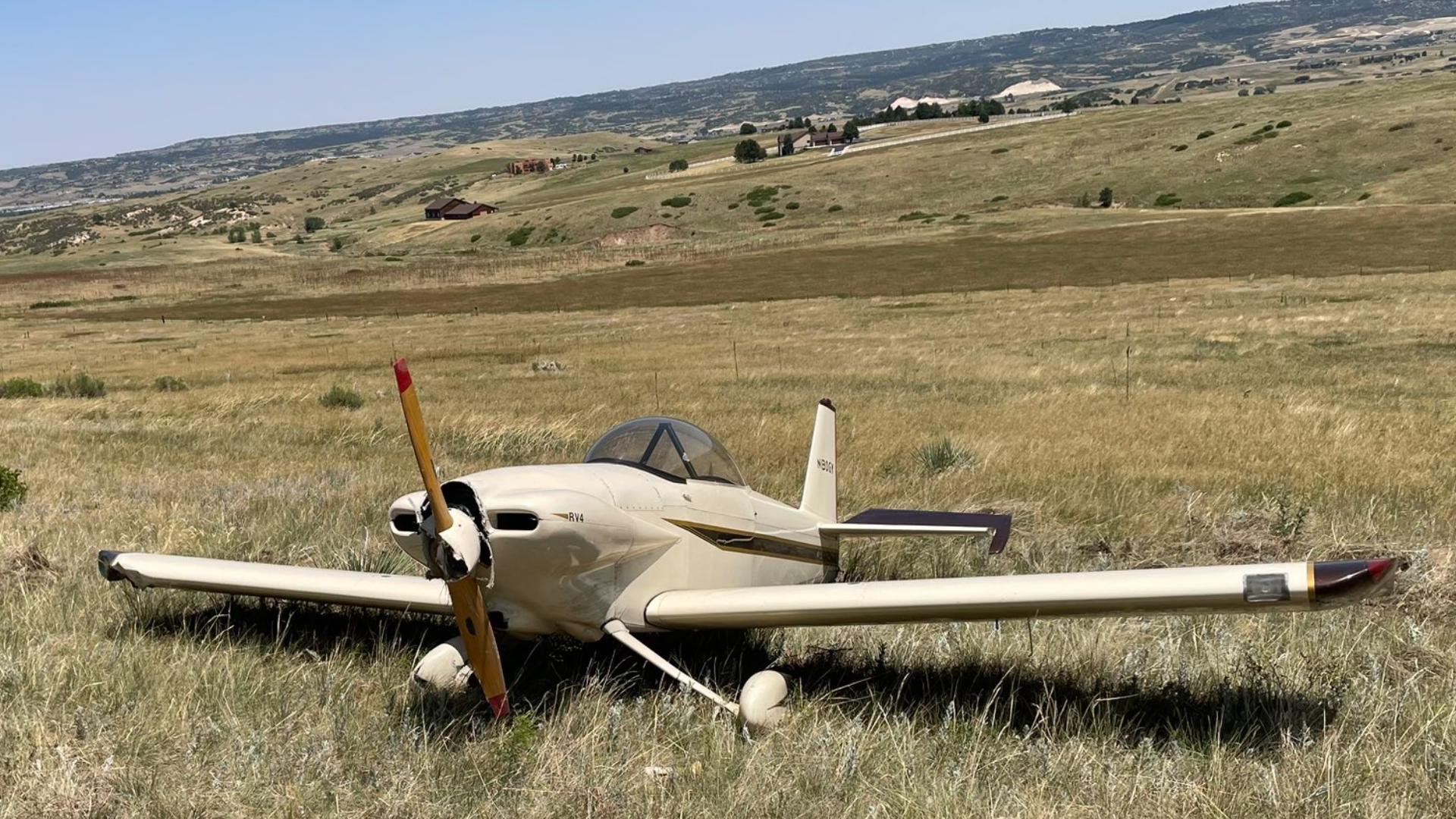 Experimental plane makes hard landing in Douglas County | 9news.com