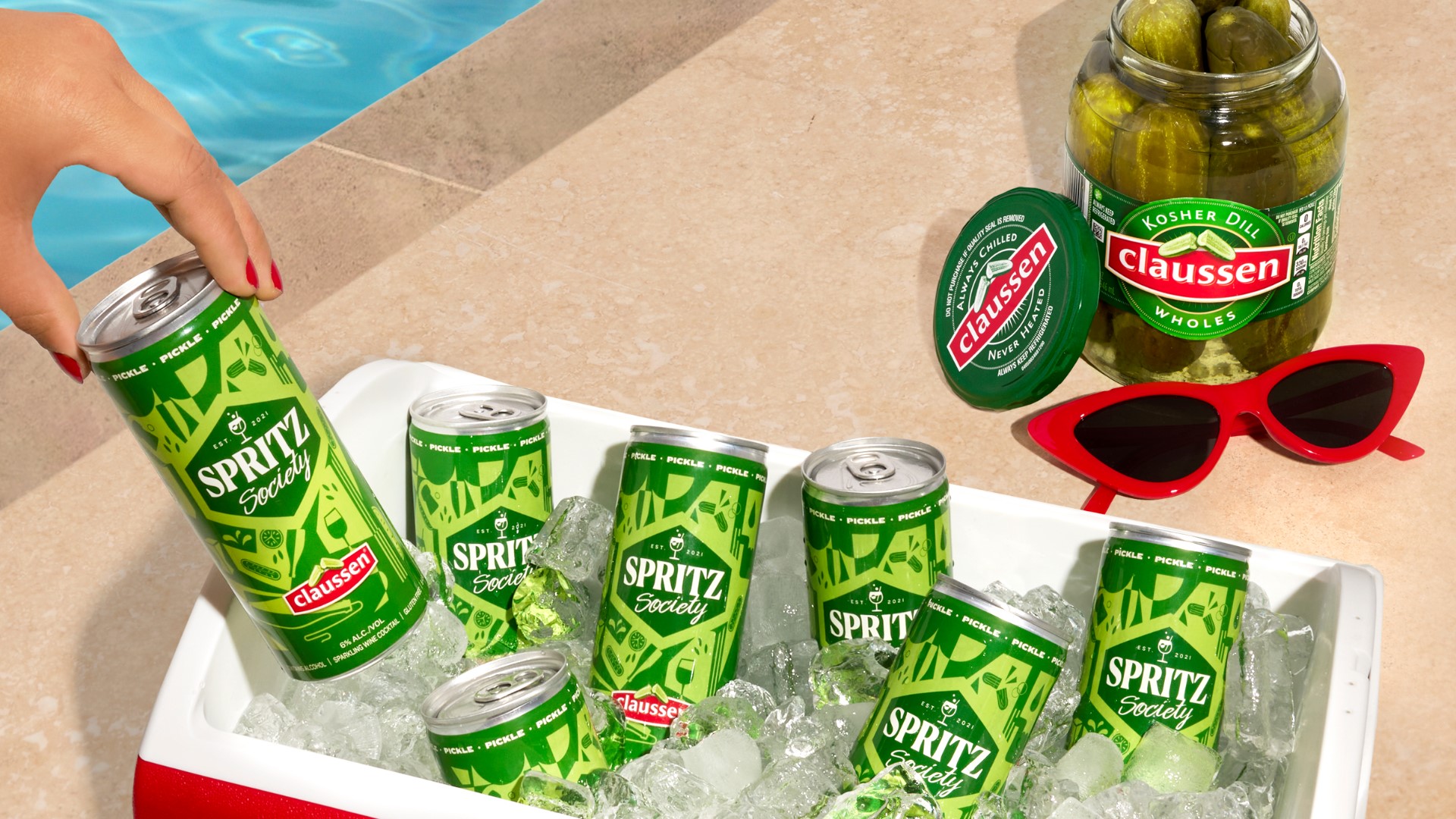Claussen introduces pickle-flavored sparkling wine cocktail | 9news.com