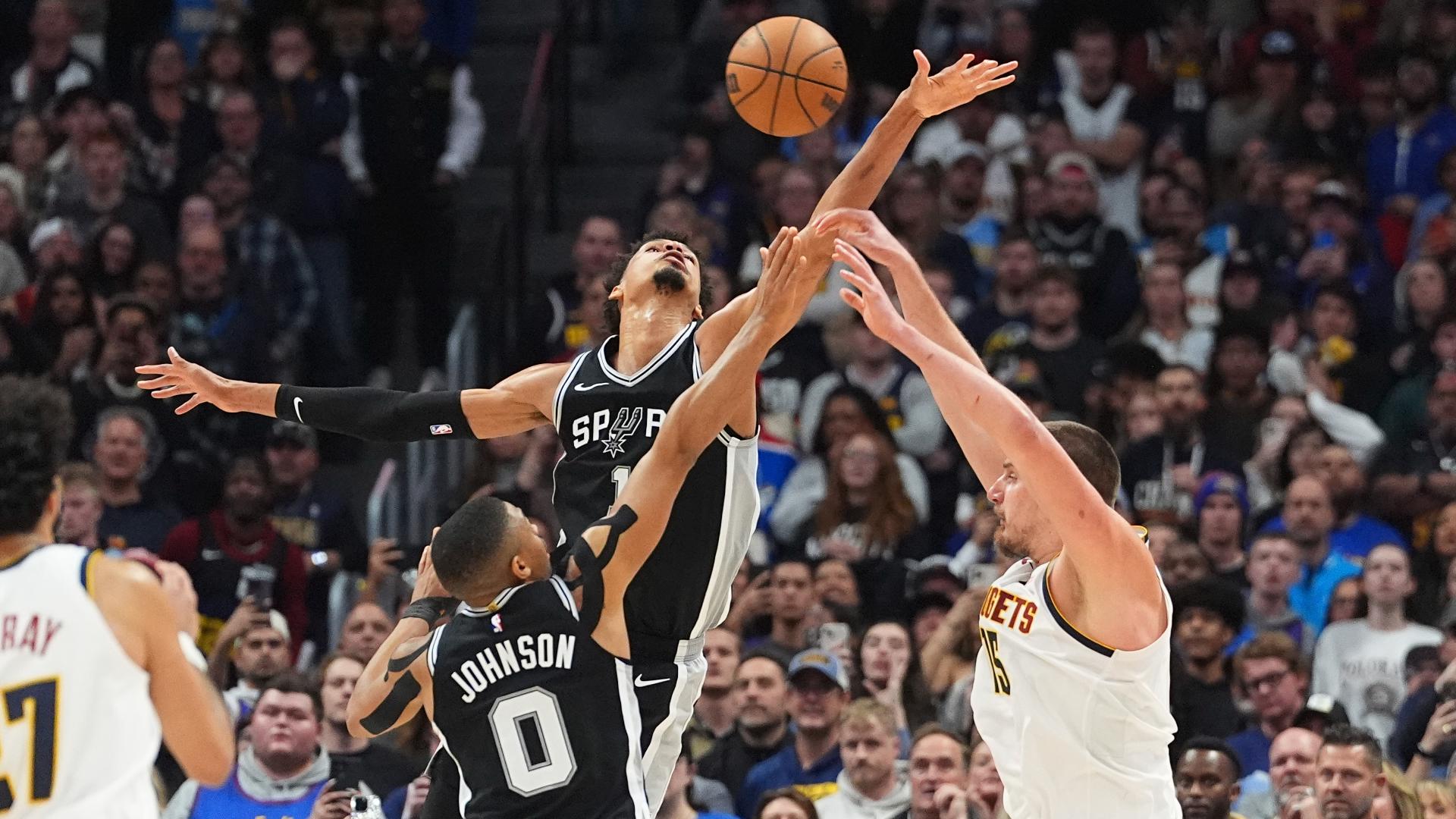 Spurs beat Nuggets 113-110 | 9news.com