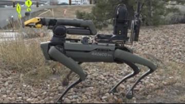 Meet Denver Police's new robotic 'dog' at the 9NEWS Parade of Lights ...
