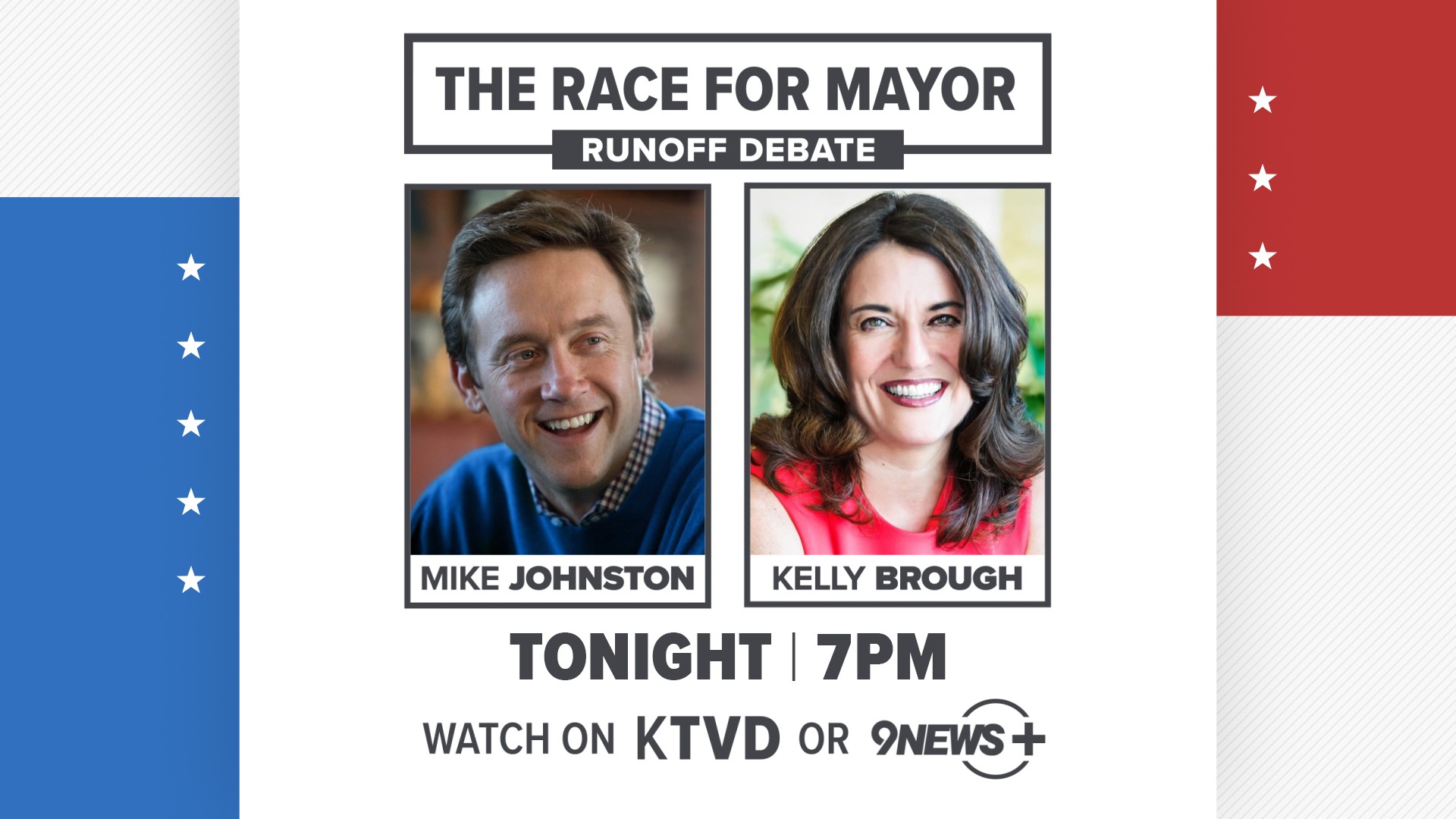 Mike Johnston, Kelly Brough will meet in 9NEWS mayoral debate | 9news.com