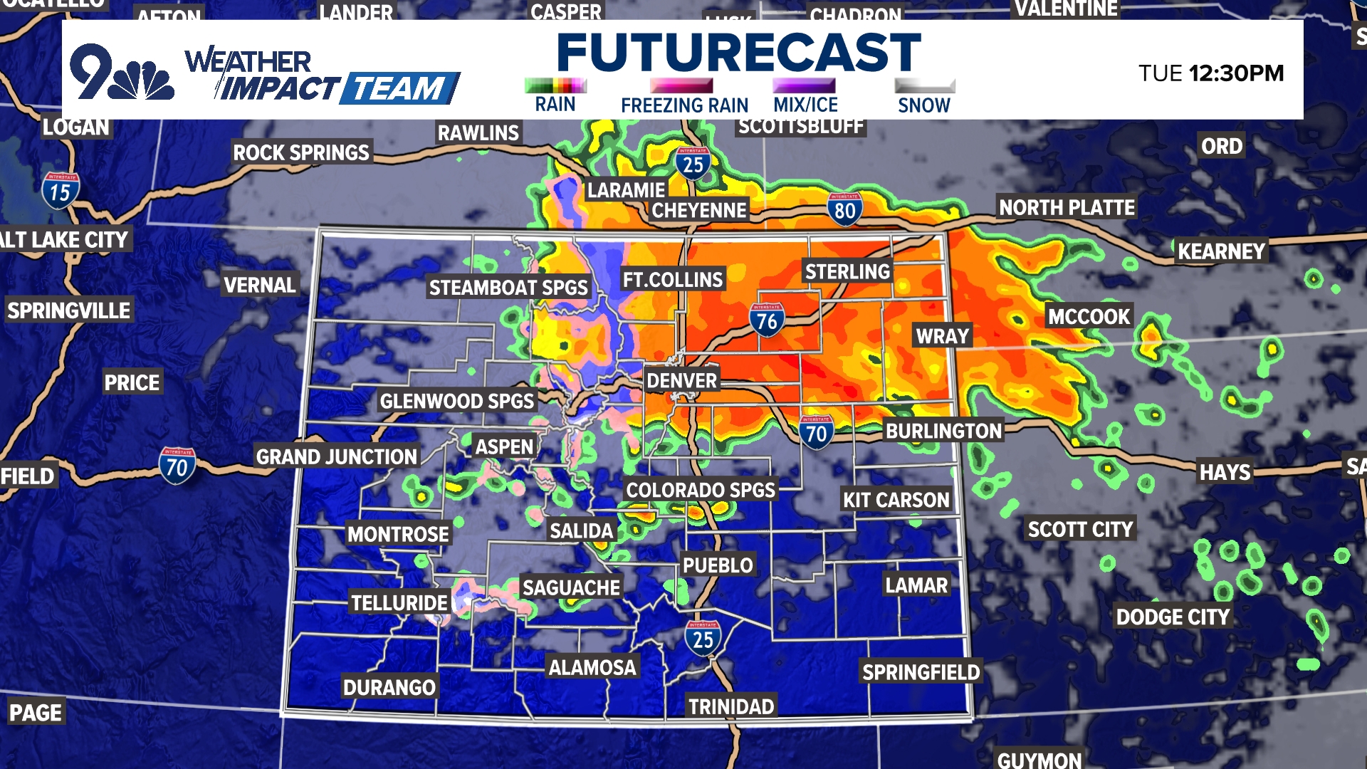 Cold front brings rain and snow to Colorado: Latest Denver forecast ...