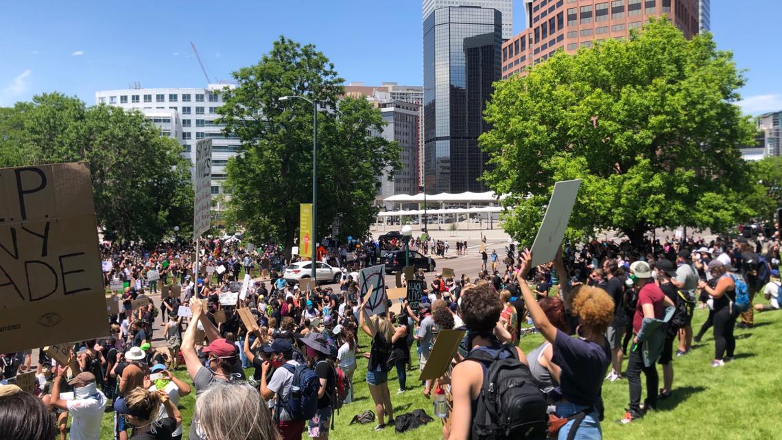 Dumpster fires, vandalism during 3rd night of Denver protests | 9news.com