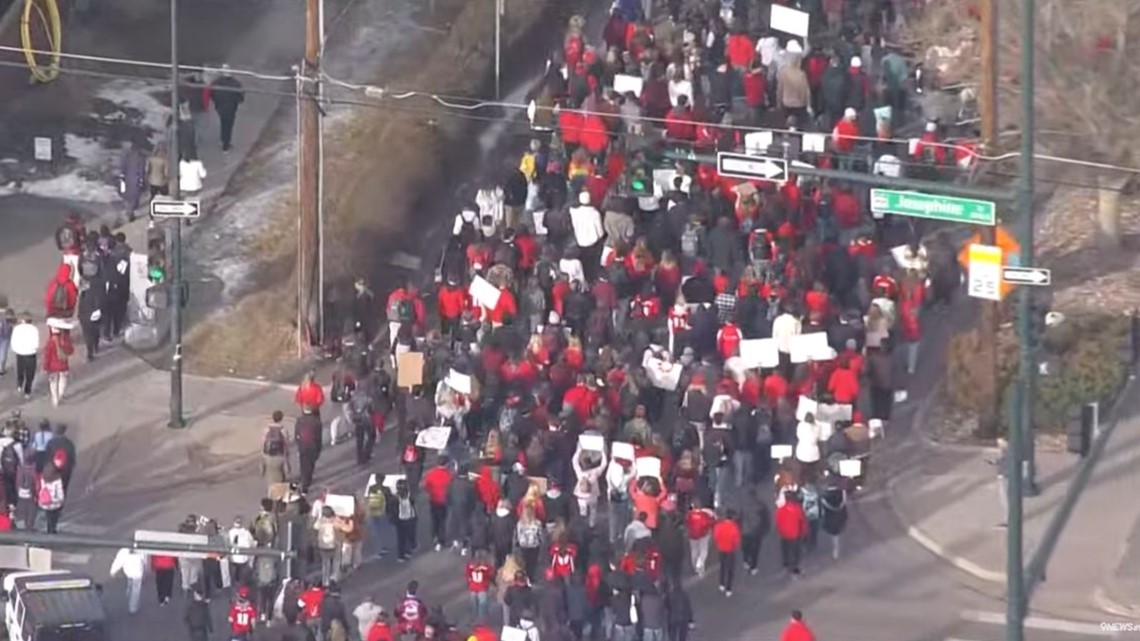 Denver high school students plan walkout after classmate's death | 9news.com