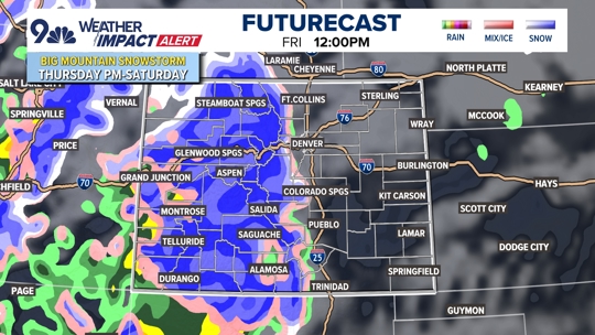 Brutal cold, several inches of snow in Denver, Colorado weather ...