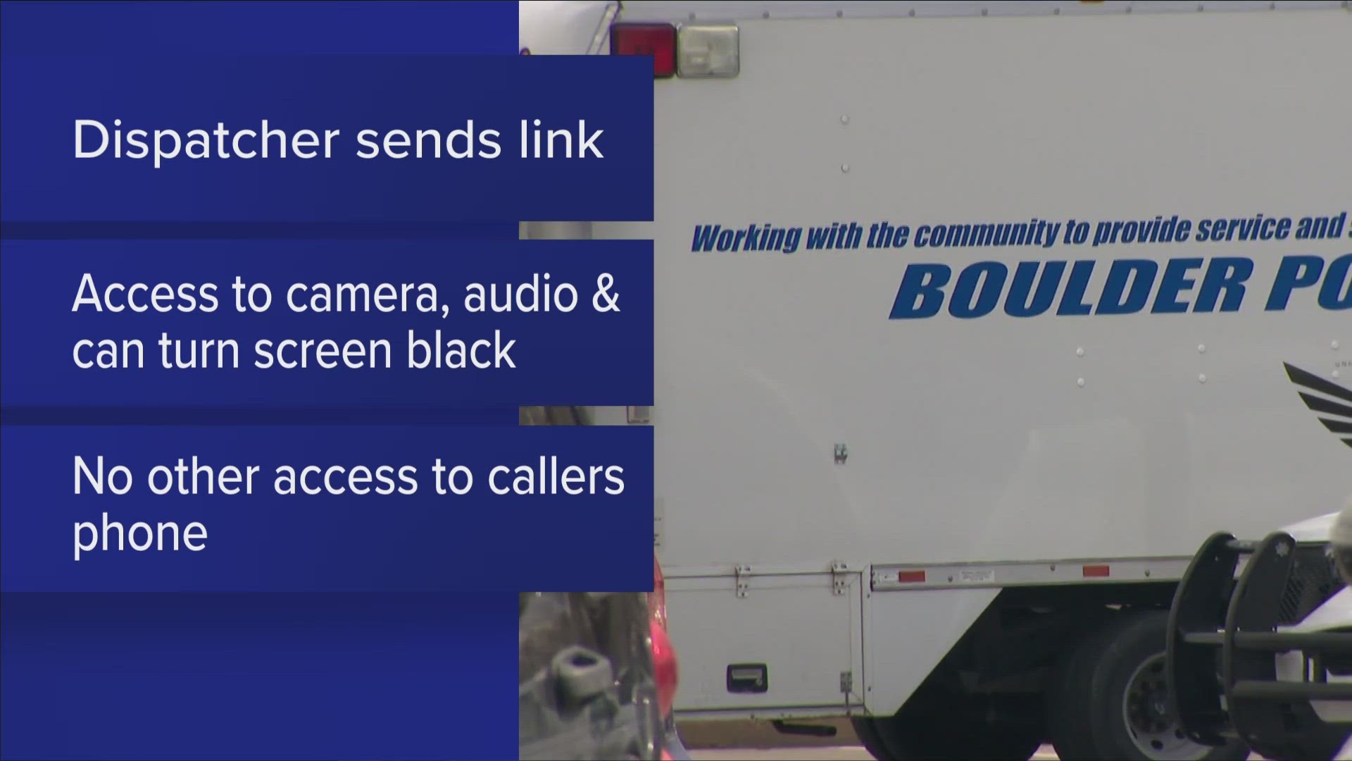 New 911 live stream service for Boulder 911 dispatchers | 9news.com