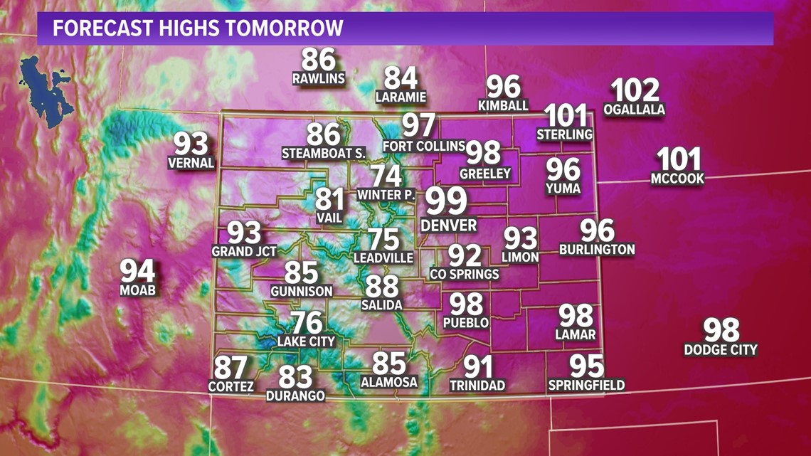 Denver, Colorado, front range weather forecast | 9news.com