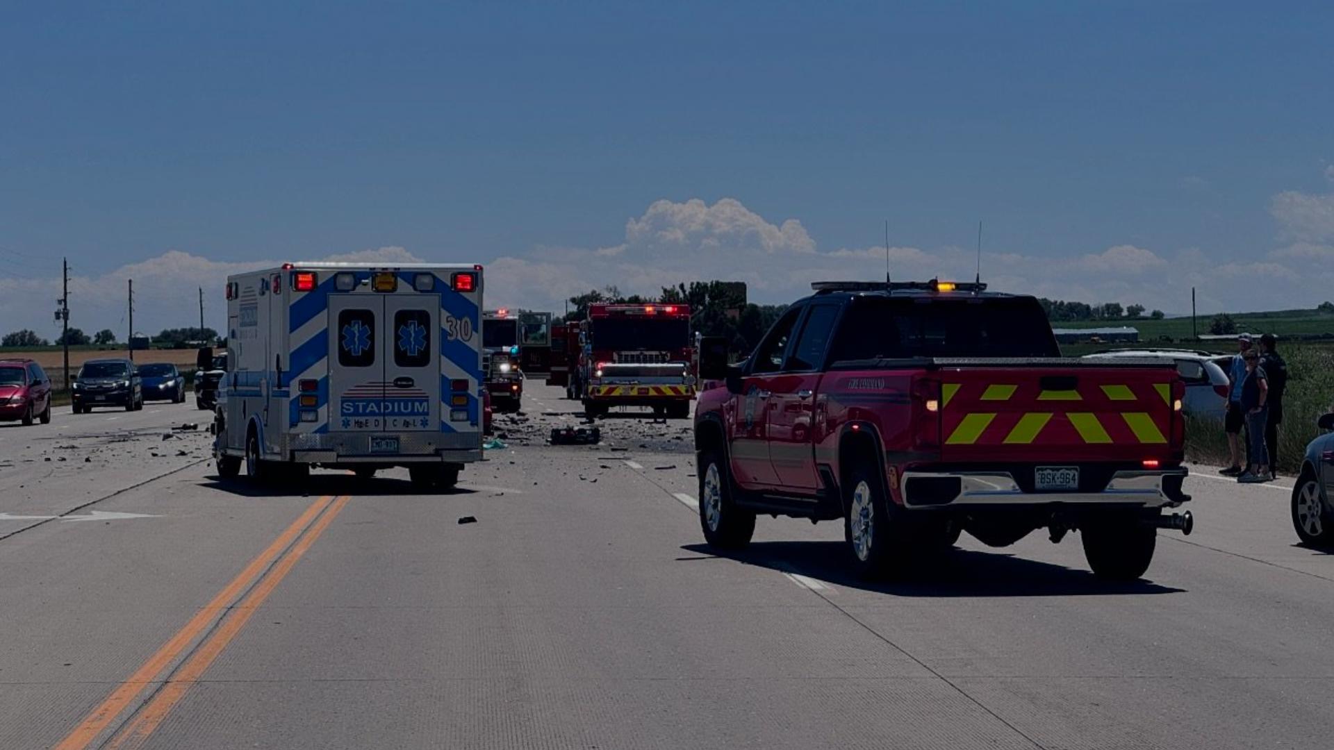 1 killed, 4 hurt in crash near Longmont | 9news.com