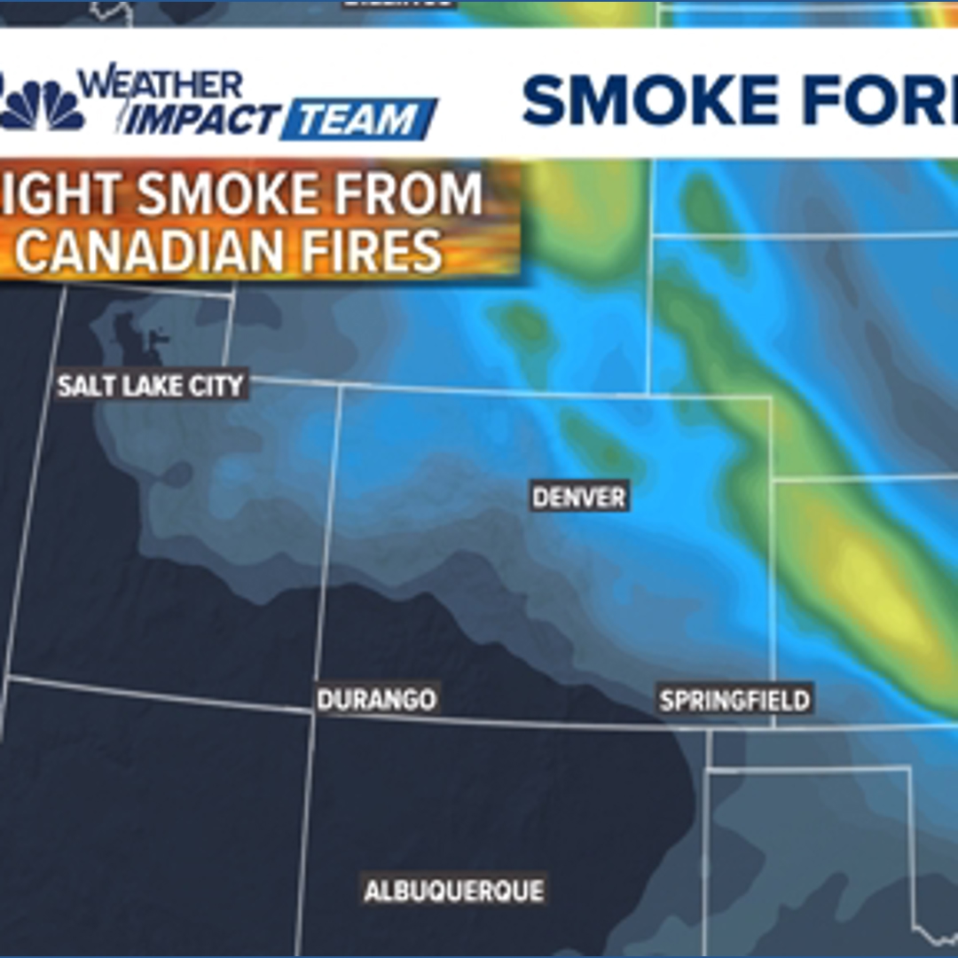 Colorado skies see haze from Canadian wildfire smoke | 9news.com