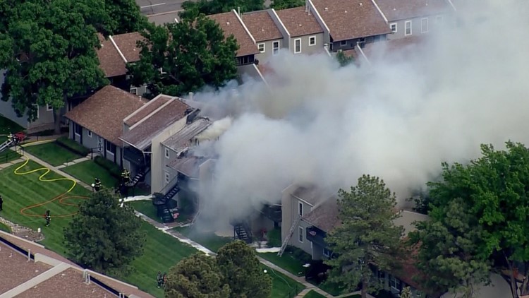 Fire burns condo building in Centennial | 9news.com