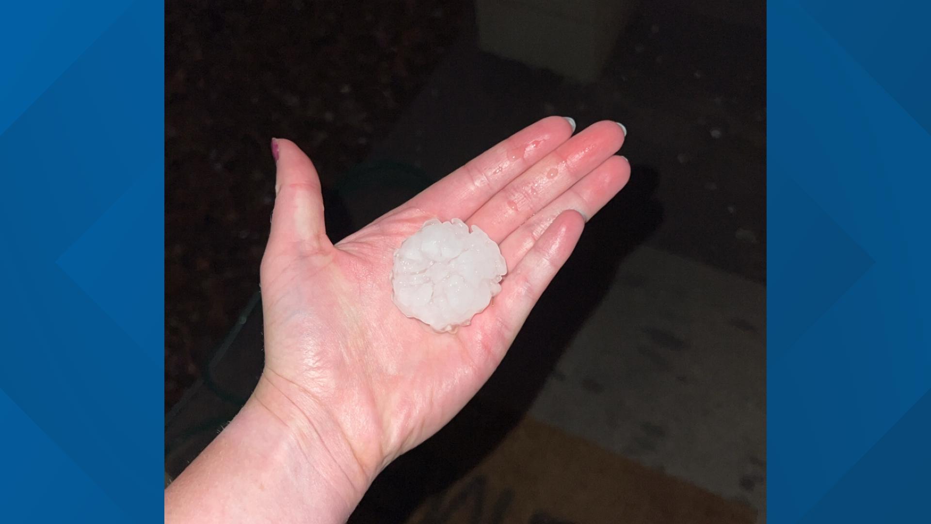 Rare storm setup hits Colorado with large hail | 9news.com