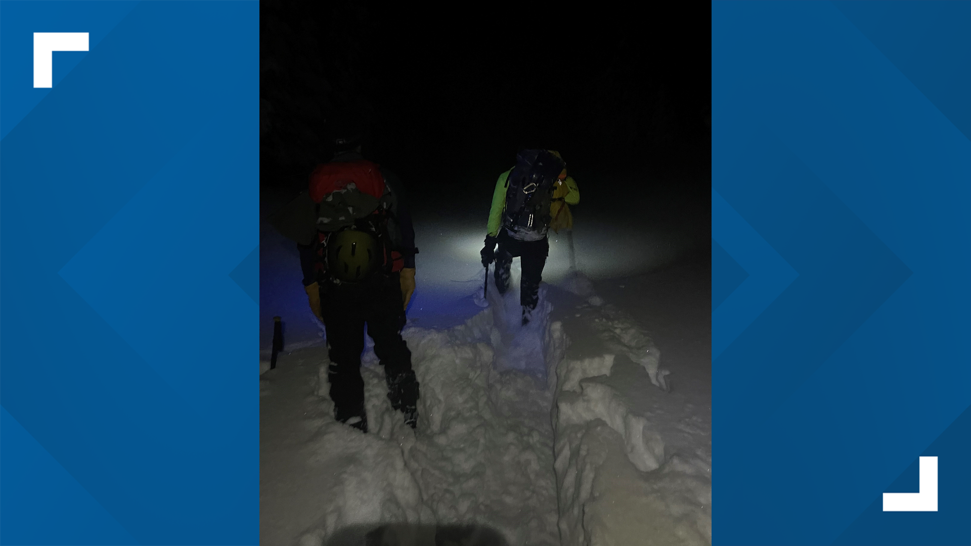 Colorado man saved by rescue crews after getting stuck in snow | 9news.com