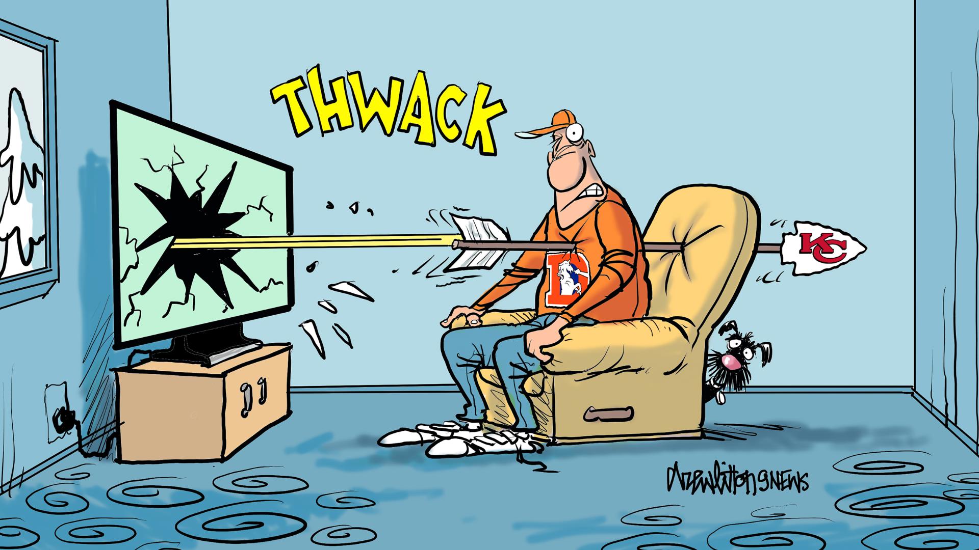 Colorado cartoonist Drew Litton releases 2025 sports calendar | 9news.com