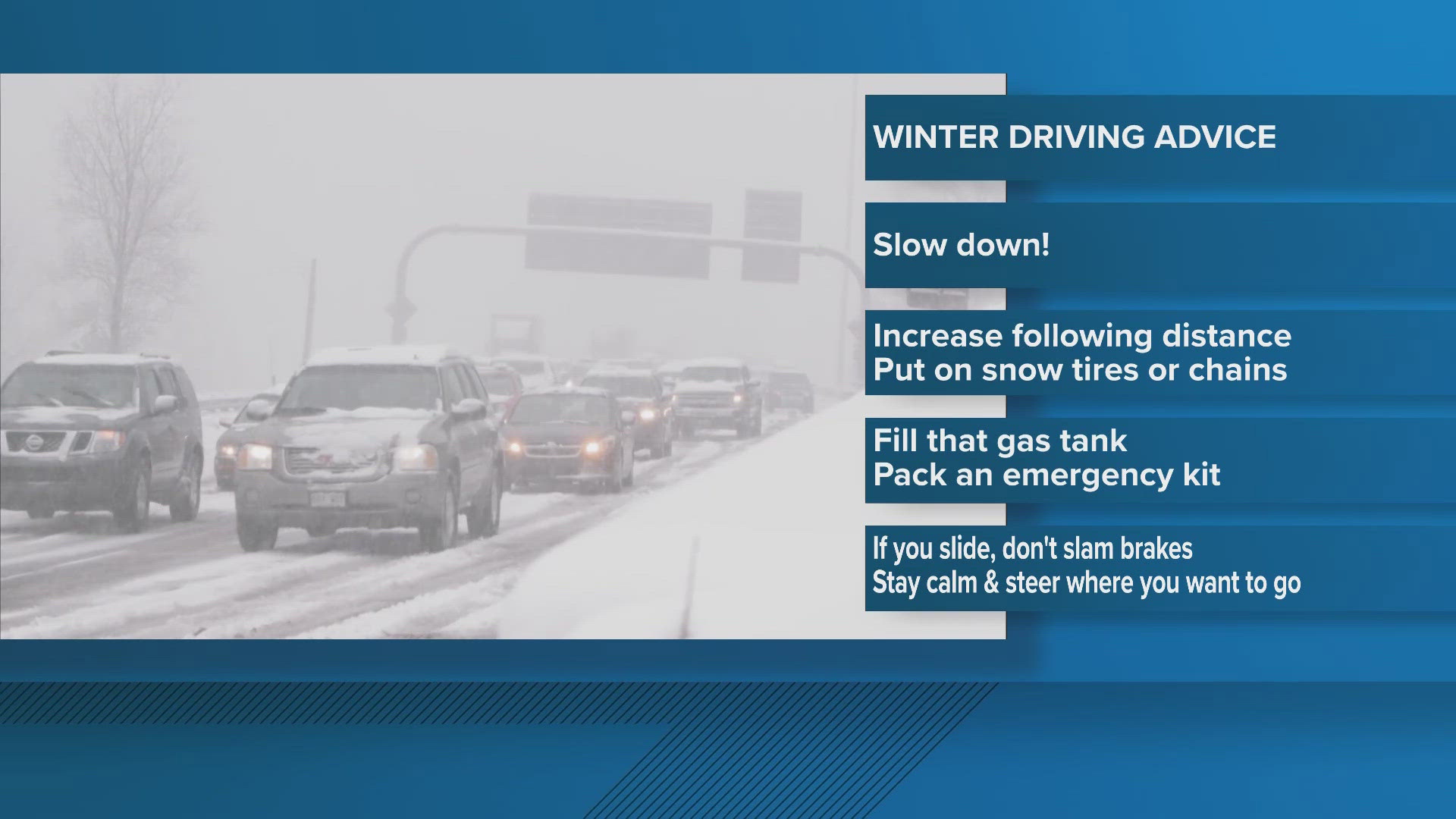Colorado winter driving advice | 9news.com