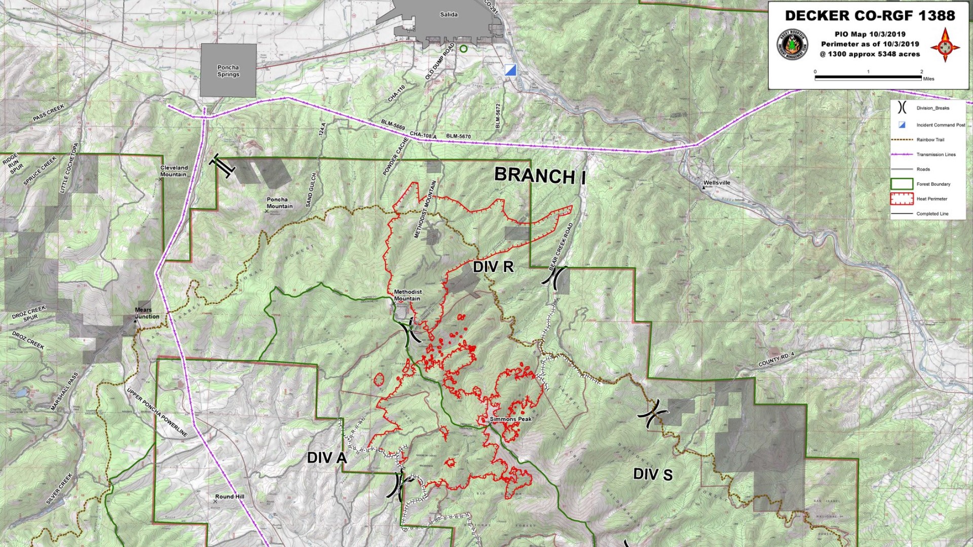 Information about the Decker Fire near Salida, Colorado | 9news.com