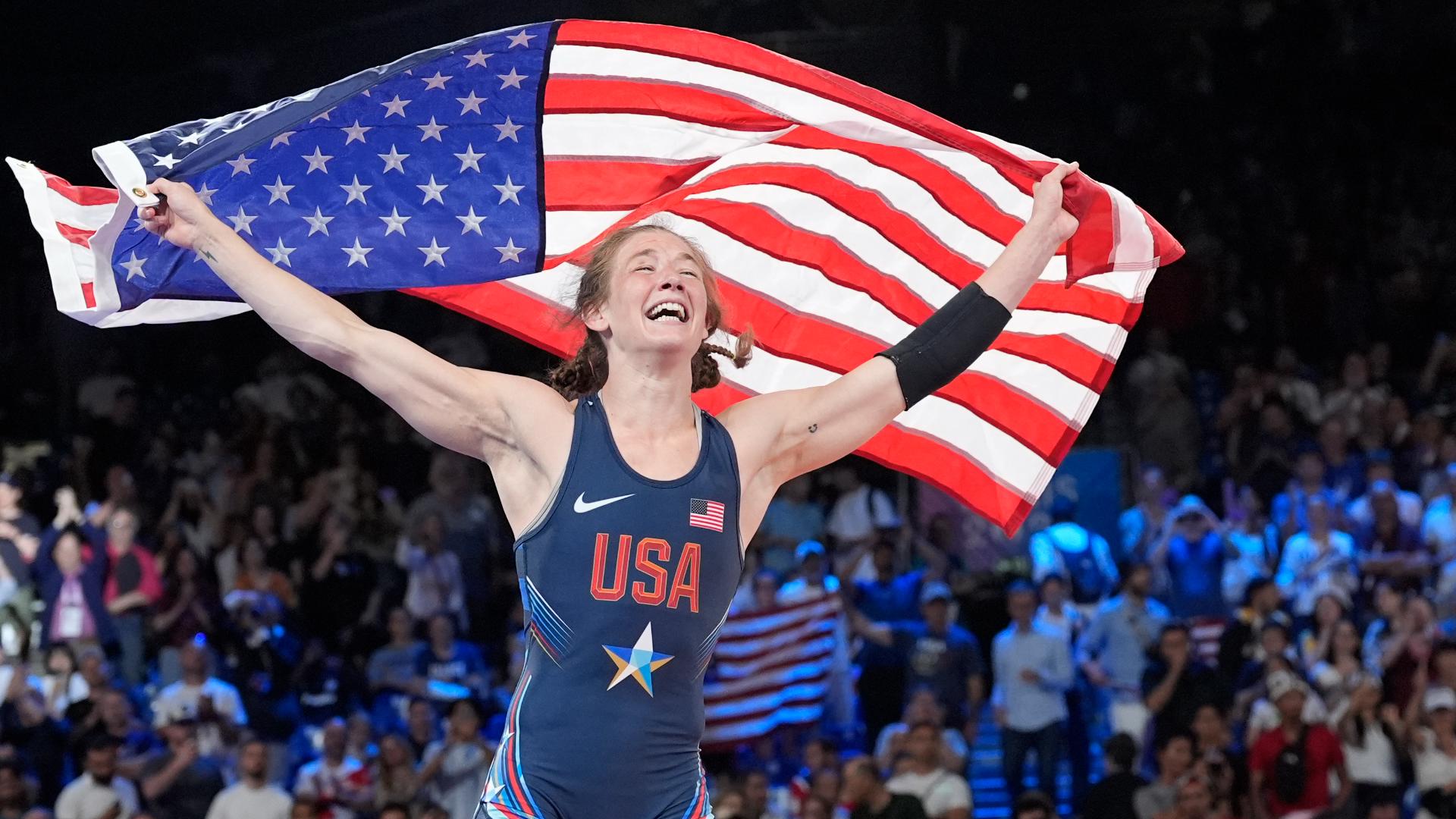 Paris Olympics | Sarah Hildebrandt women's wrestling results | 9news.com