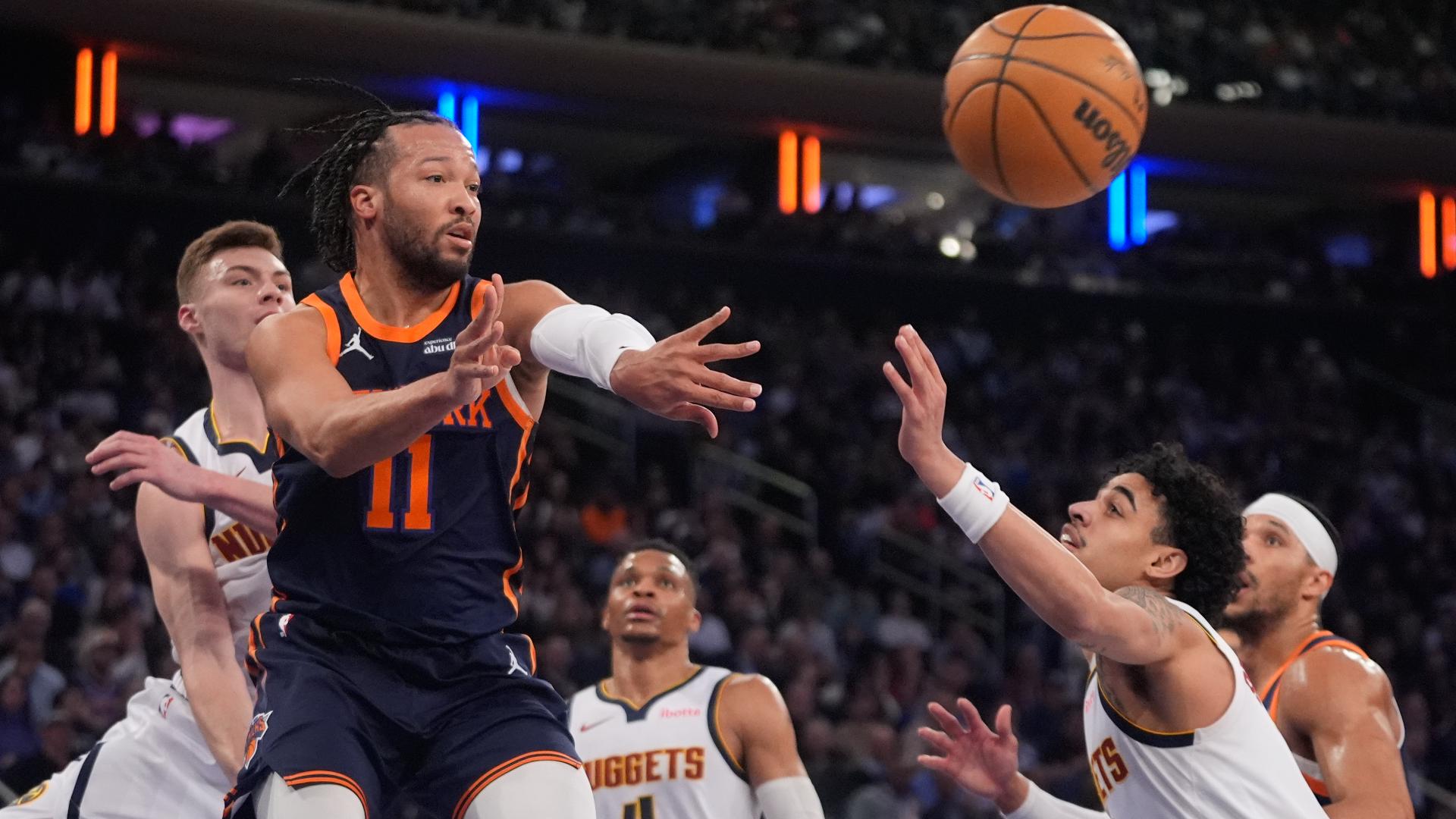 Knicks beat Nuggets 122-112 | 9news.com