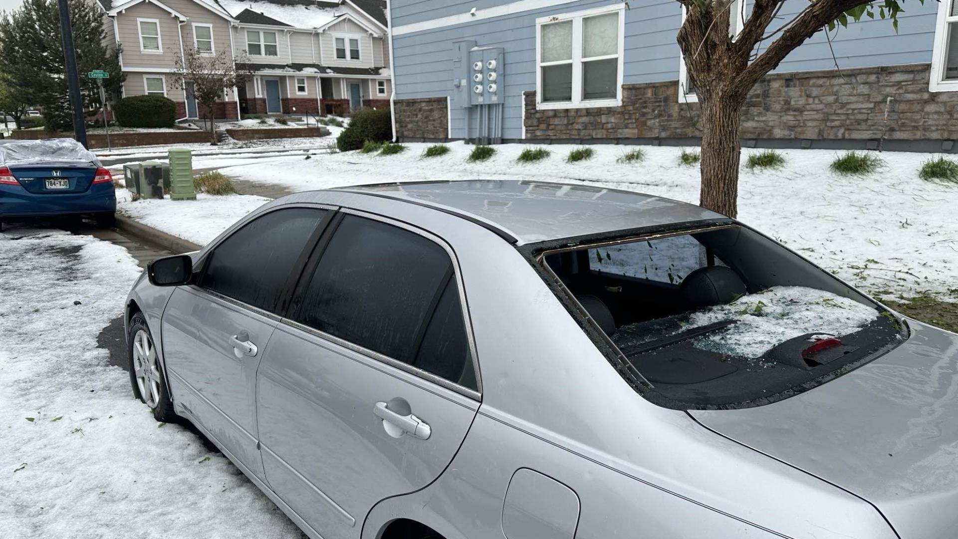 Hail size reports from Denver area thunderstorm | 9news.com