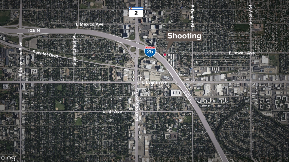 Shooting near I-25 and Colorado Boulevard in Denver leaves 3 injured ...