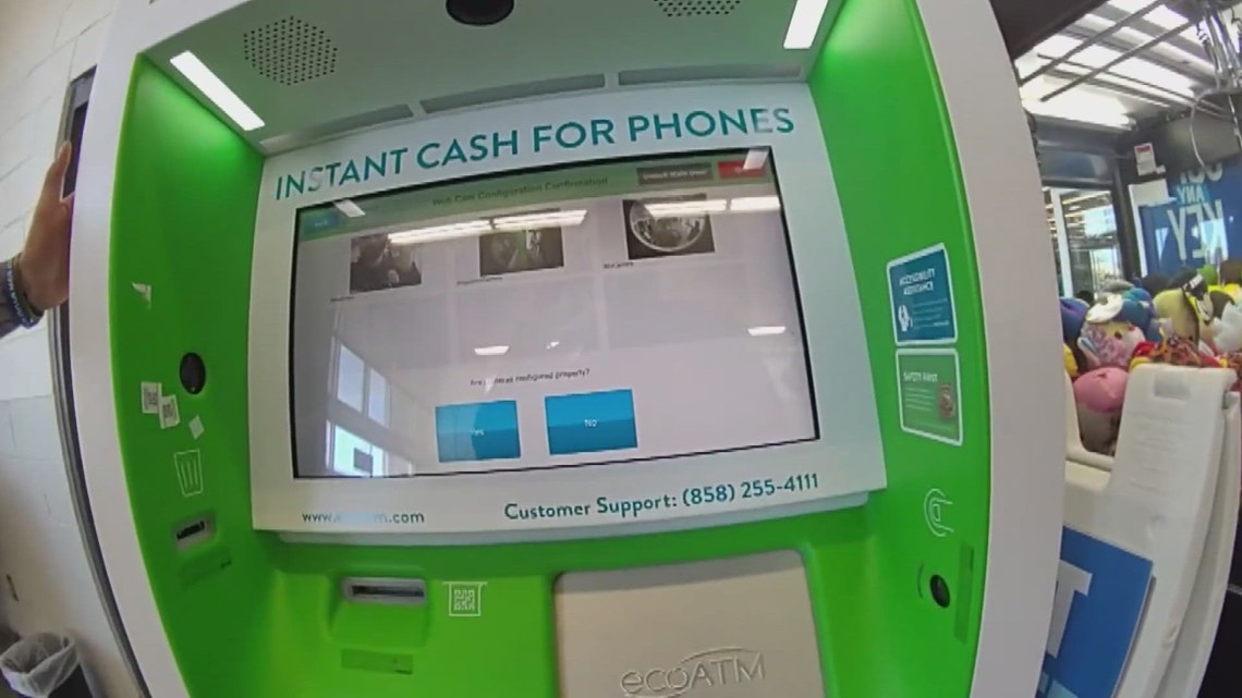 Stolen phone tracked to ecoATM in Walmart | 9news.com