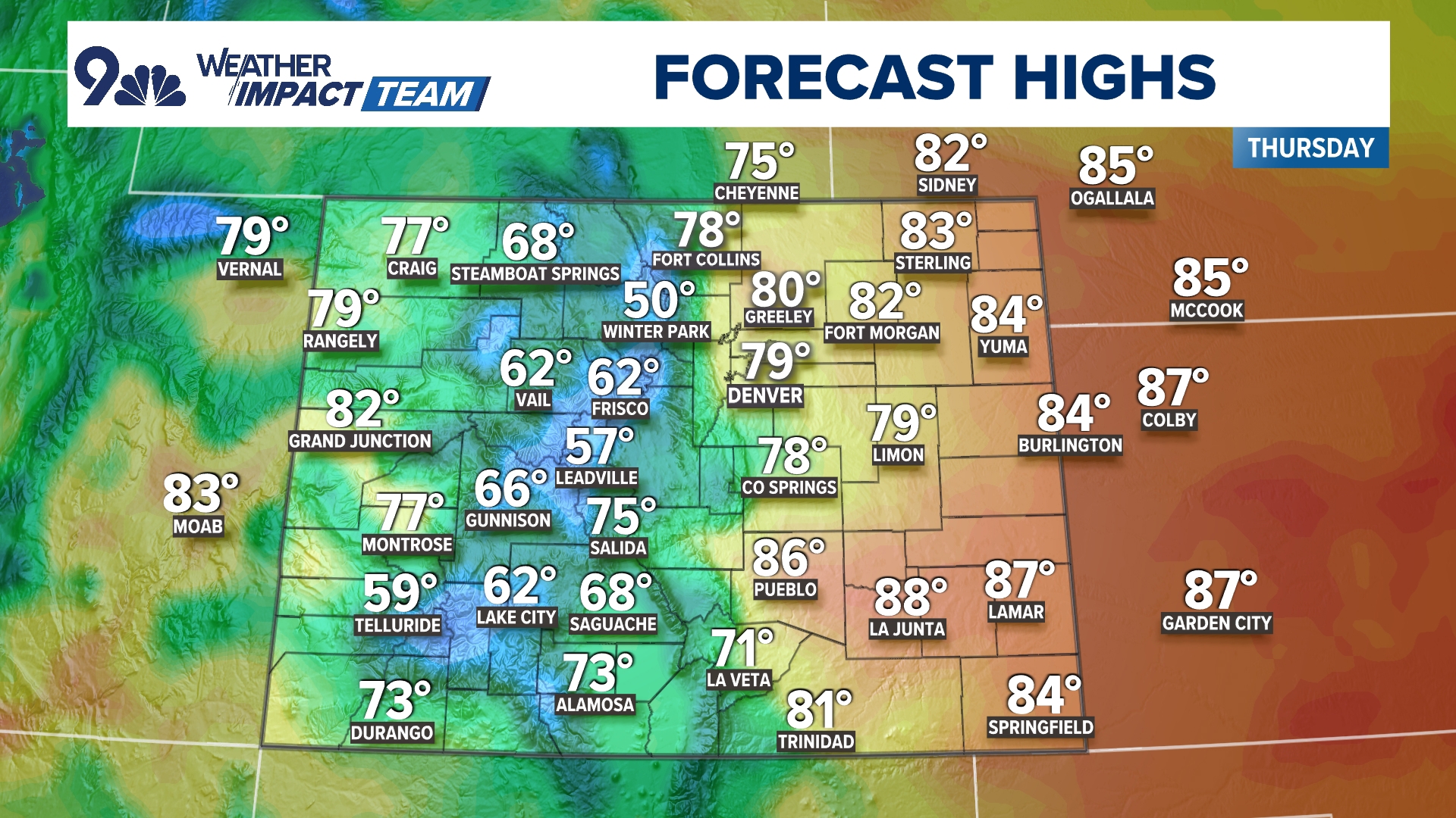 Denver forecast: Record heat high temp possible before snow, rain in ...