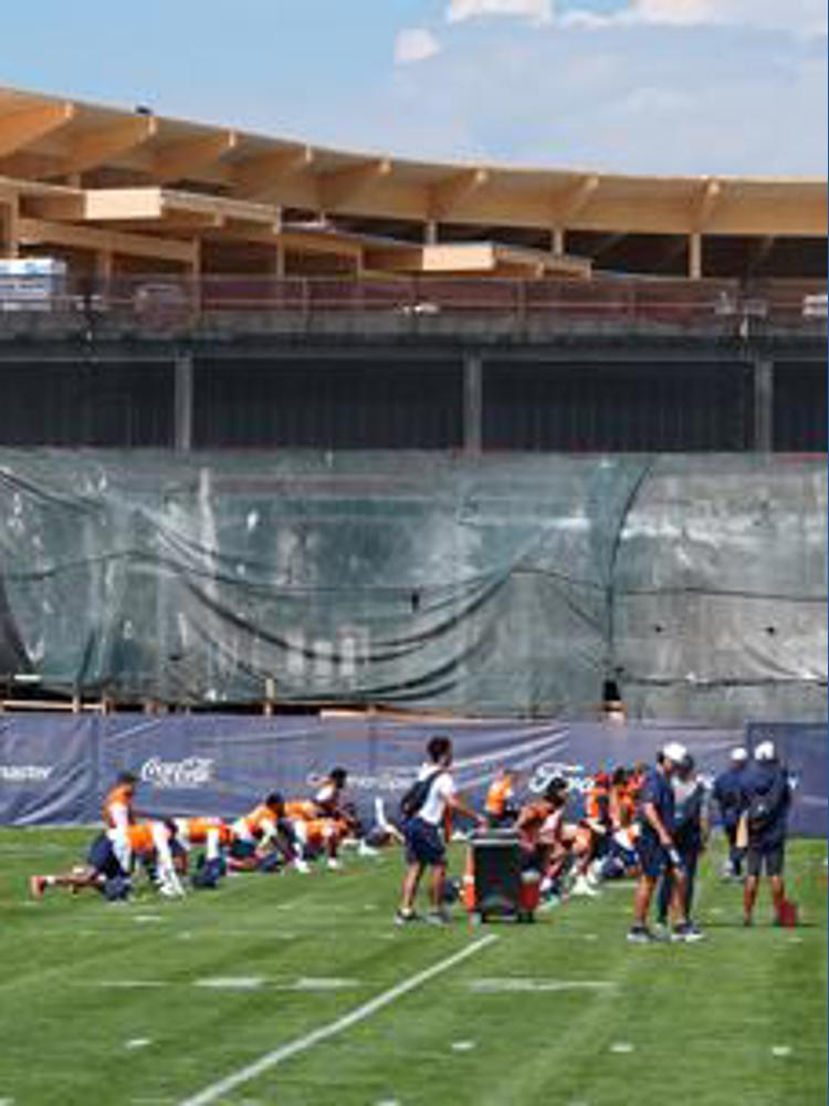 Denver Broncos celebrate new training facility construction milestone ...