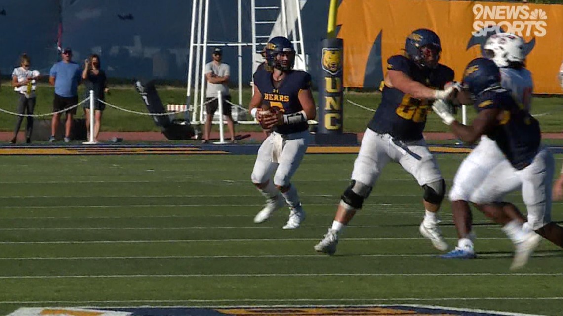 UNC Bears football falls in season opener to Houston Baptist | 9news.com
