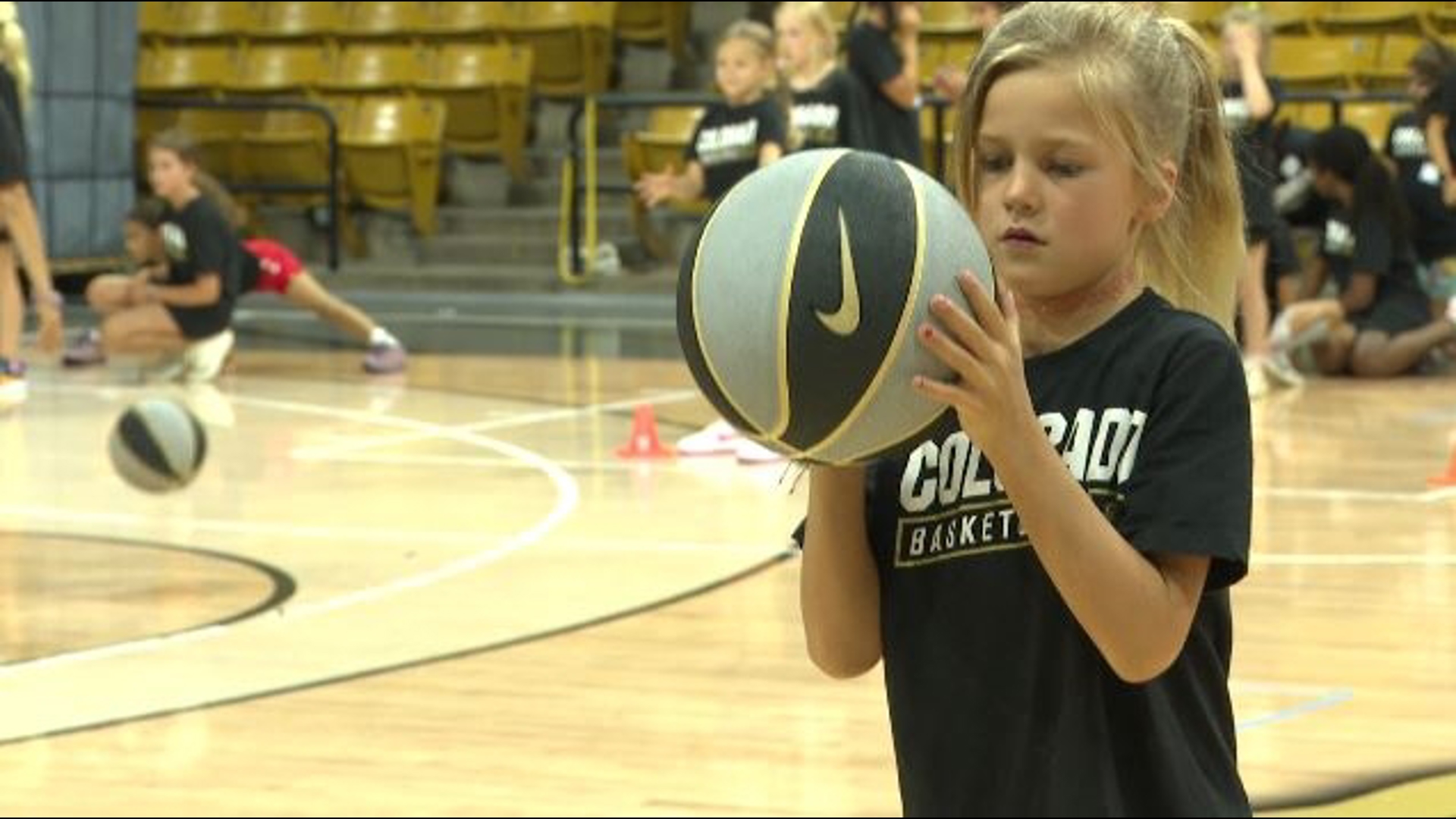 Women's basketball interest benefits CU basketball camp | 9news.com