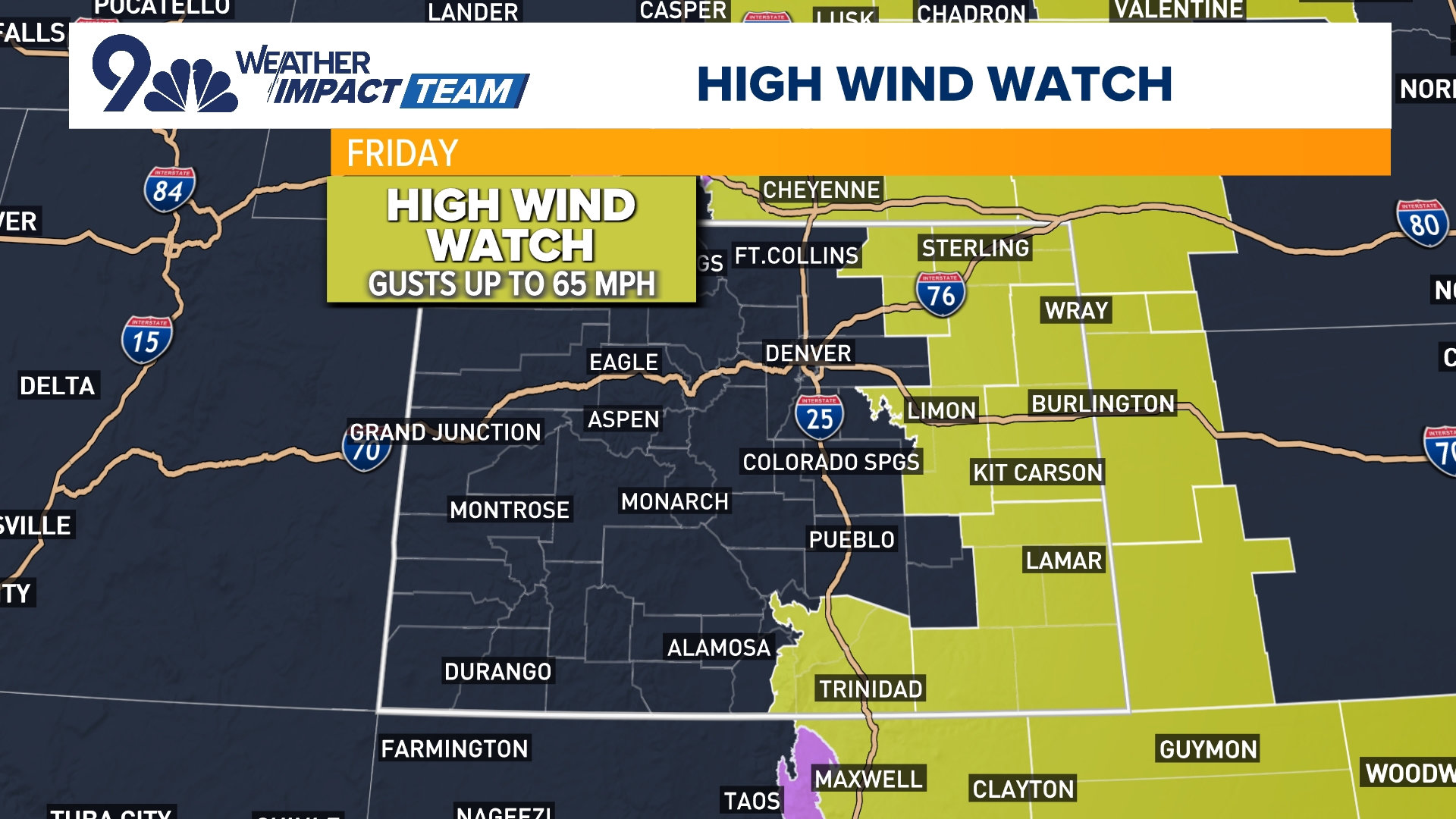 Denver forecast: Winter storm to bring high winds, snow to Colorado on ...