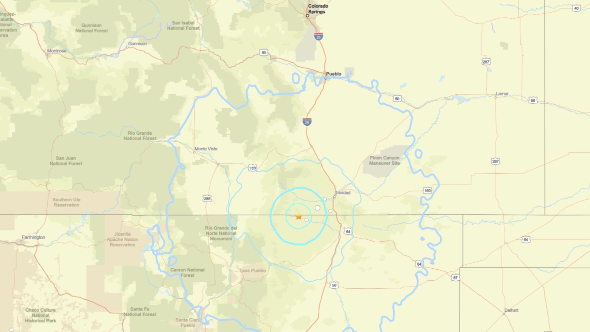 Small earthquake shakes southern Colorado | 9news.com
