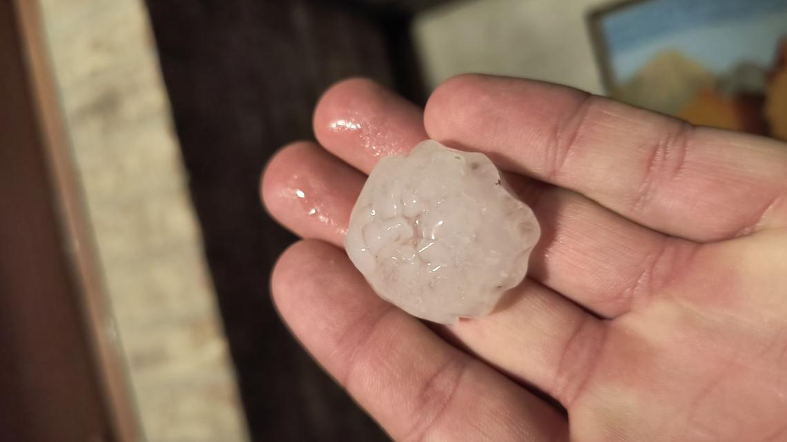 Photos: Severe storms bring large hail to northern Colorado | 9news.com