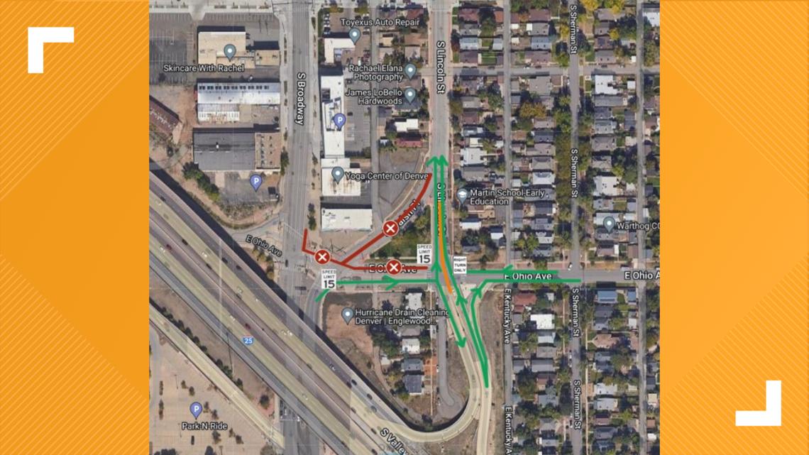 Broadway and I-25 project in Denver: Detours in place for new ...