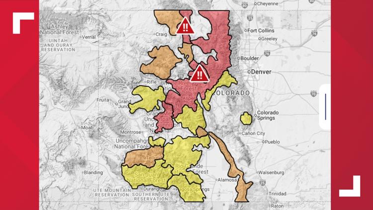 First avalanche warnings of season issued in Colorado | 9news.com