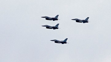 WATCH: Airplane parade flies over Denver metro area on May 14 | 9news.com