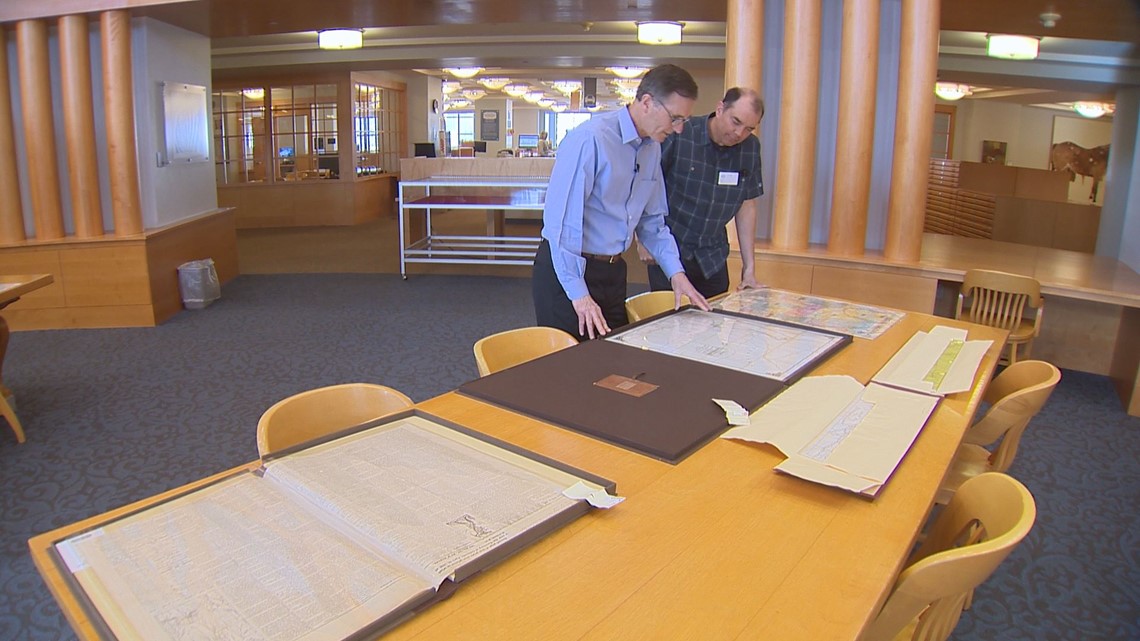 Gold rush maps show early history of Colorado | 9news.com