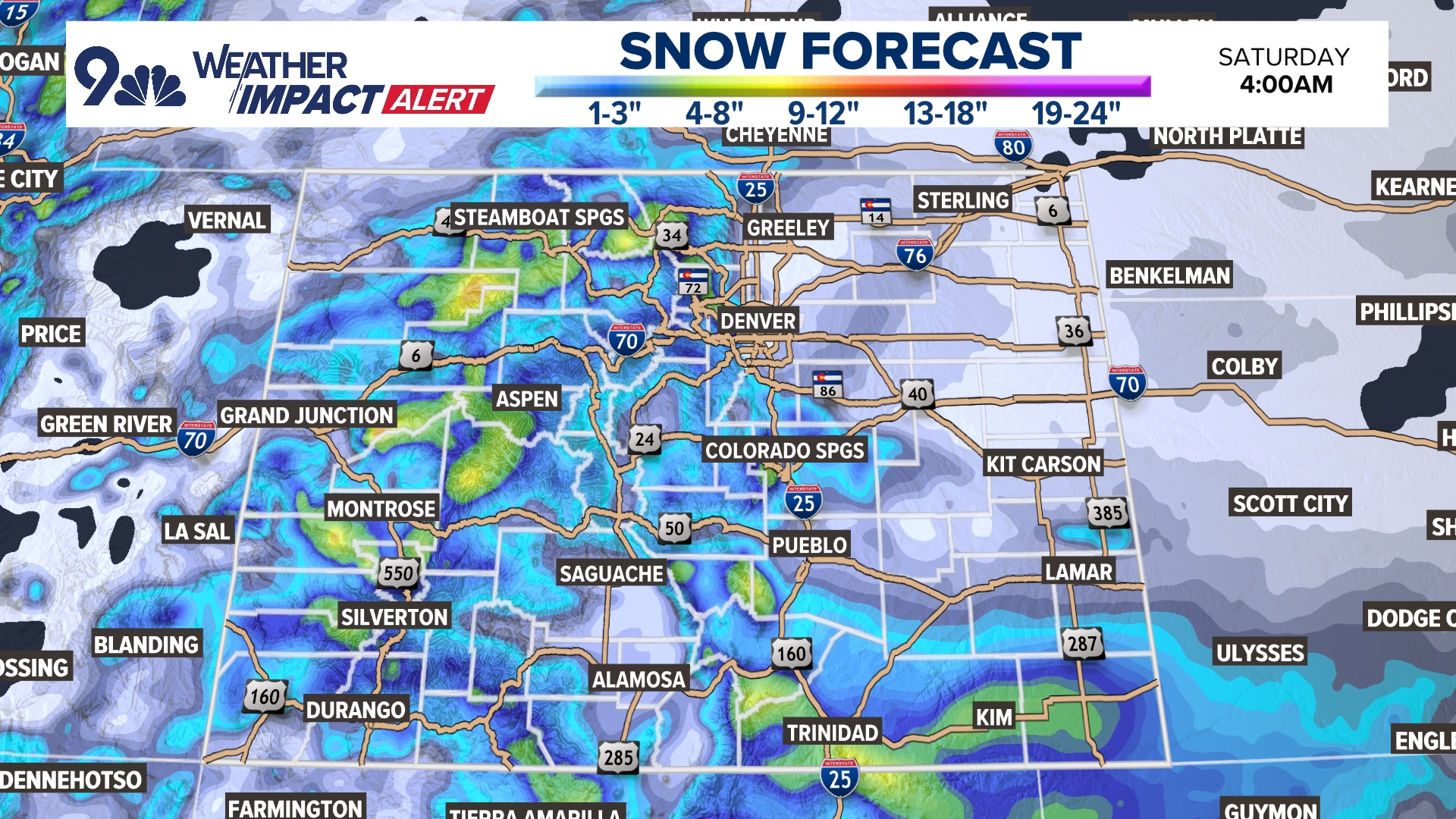 Snow and cold temperatures returning to Denver area, Weather Impact ...