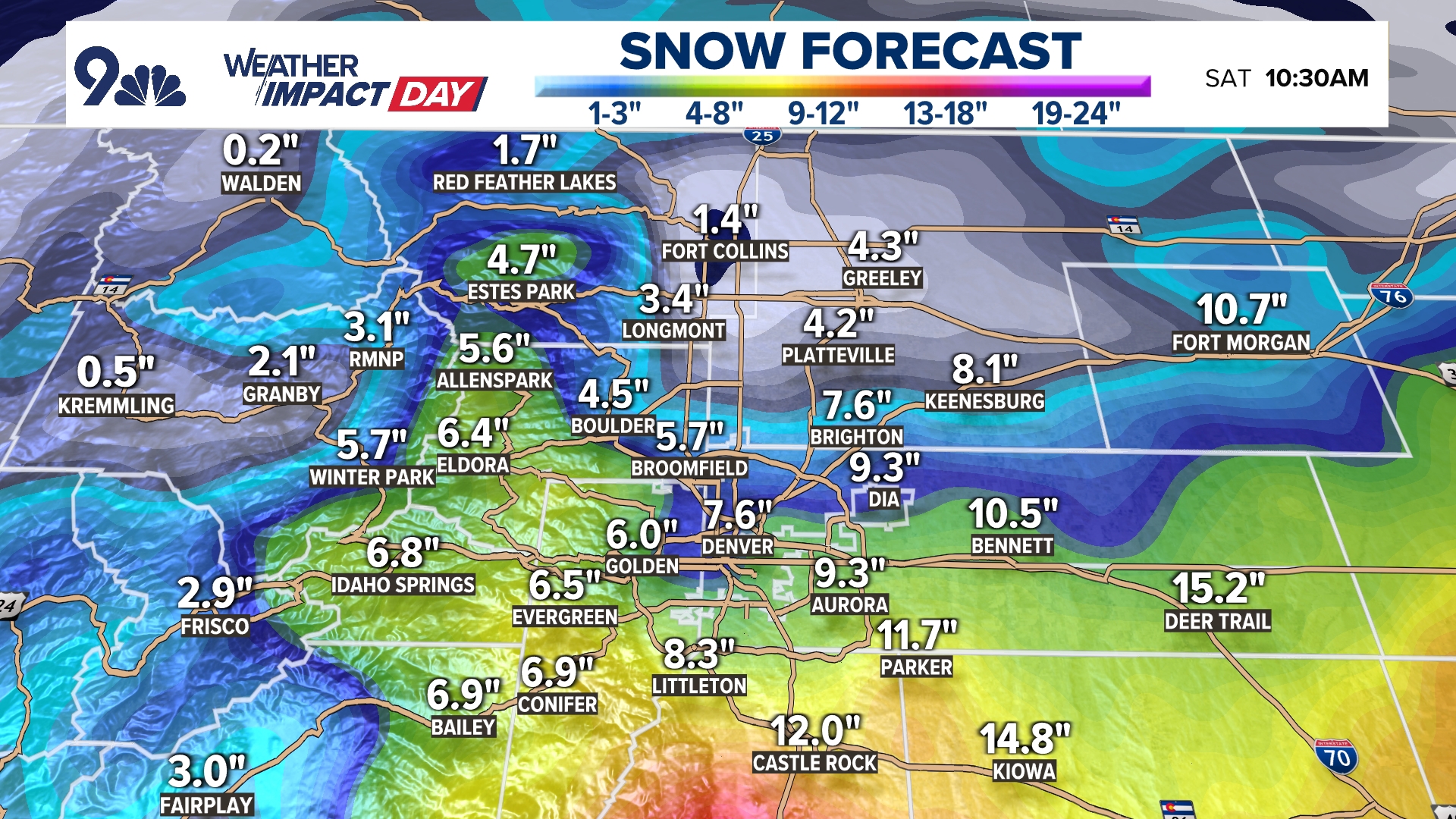 Significant winter storm in Denver area | 9news.com