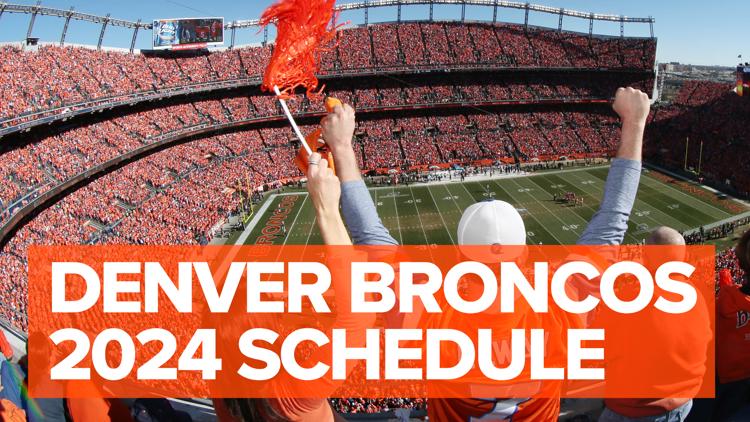 Denver Broncos 2024 regular season schedule released | 9news.com