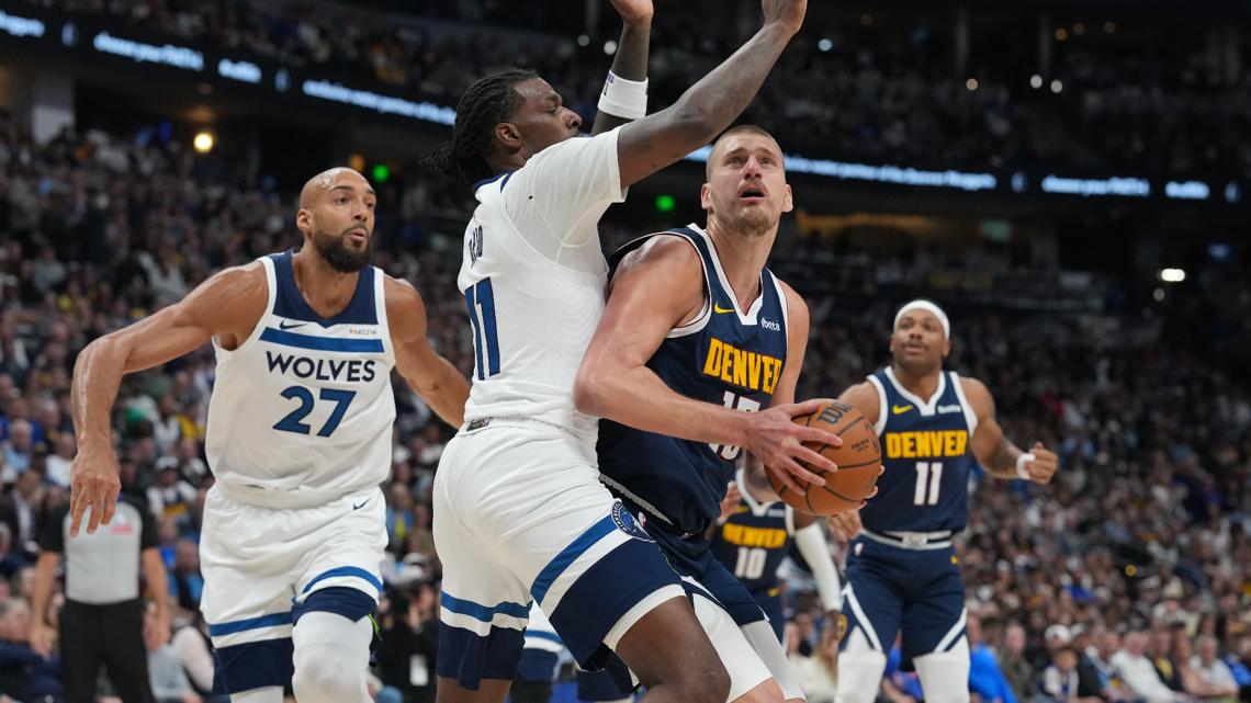 Nuggets stave off playoff elimination with home win over Timberwolves ...